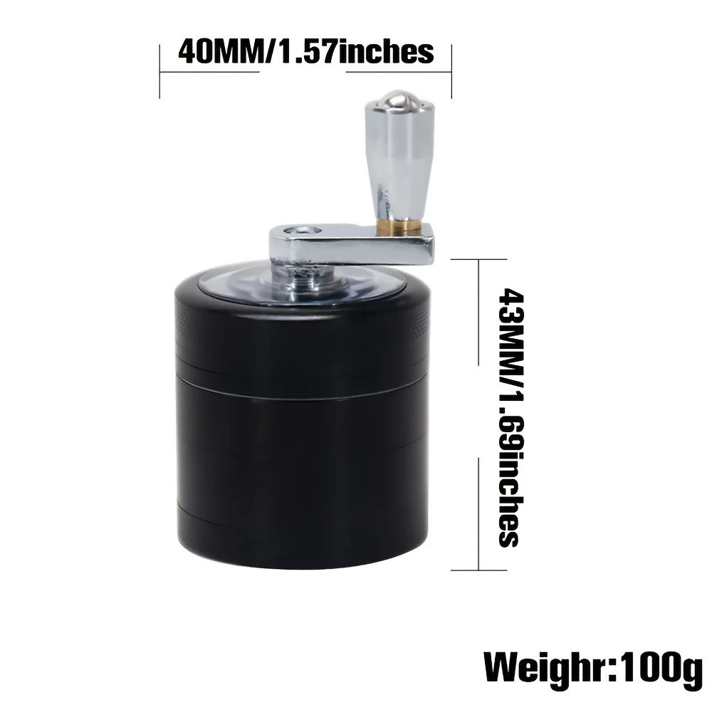 Premium Stainless Steel Hand Crank Nut and Spice Grinder for Nutmeg ...