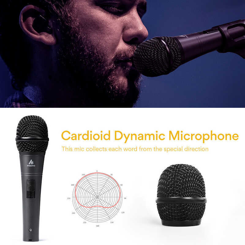 S Manila Stock MAONO K04 Professional Dynamic Microphone Cardioid Vocal ...