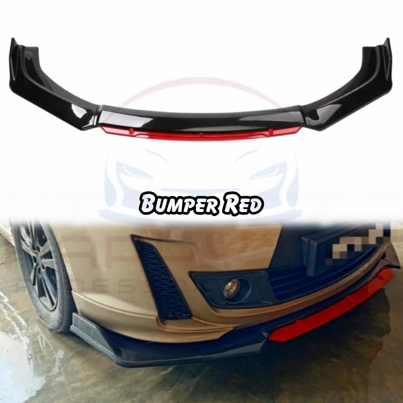 Front Bumper Proton Exora Diffuser Lip Wrap Angle Splitters Side Skirt ...