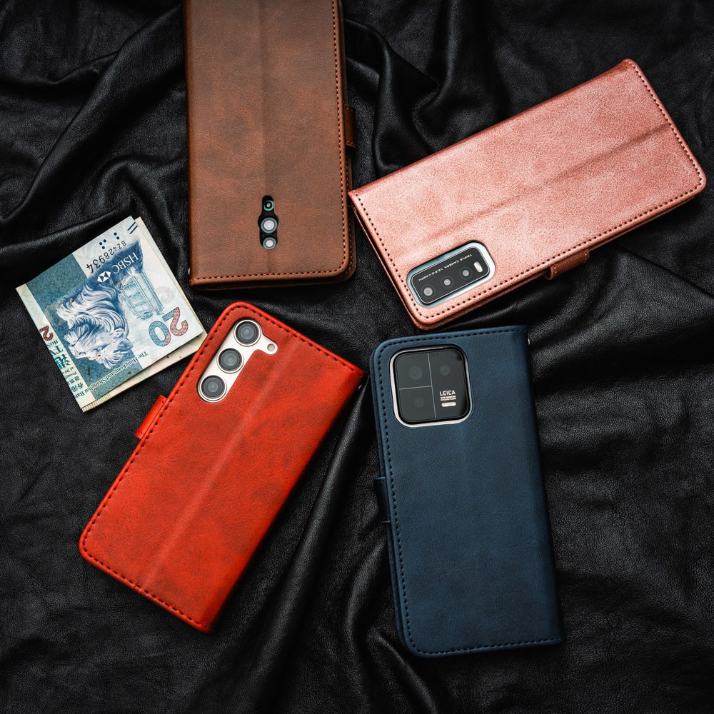 For Huawei Y6P 2020 MED-LX9 MED-LX9N Premium Luxury Leather Flip-Top ...