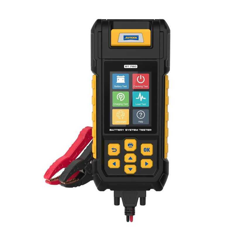 AUTOOL Cd Bt760 Car Battery Analyzer 12V 24V Auto Cranking Charging ...