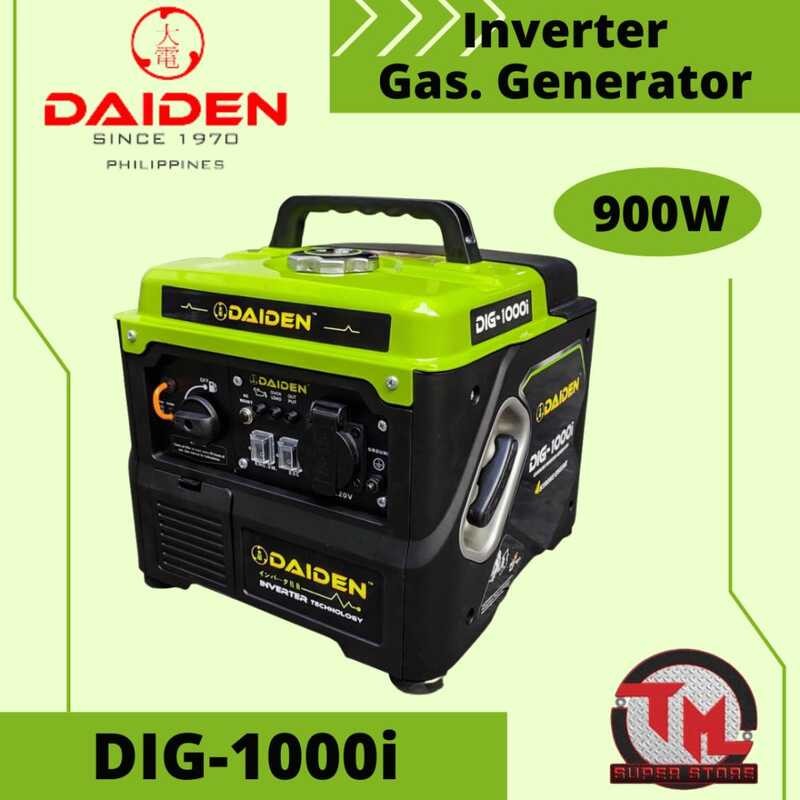 DAIDEN Inverter Gasoline Generator 900W Dig-1000I • Tm Ss | Shopee ...