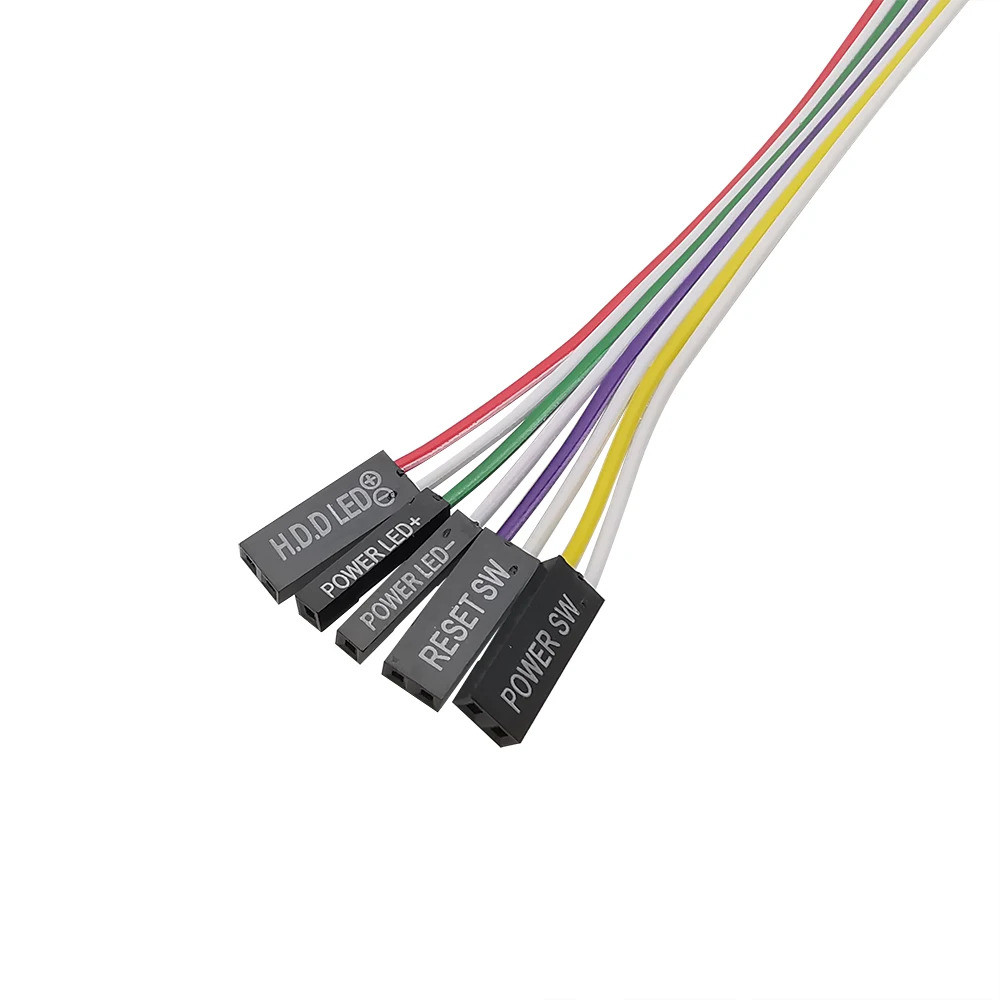 65CM ATX PC Computer Motherboard Power Cable ATX On/Off Reset HDD Push ...