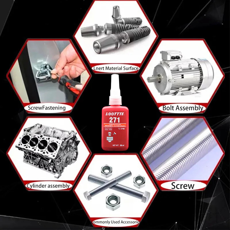 50ml Thread Locker Glue Screw Lock Thread Locking Glue 271 Anaerobic ...