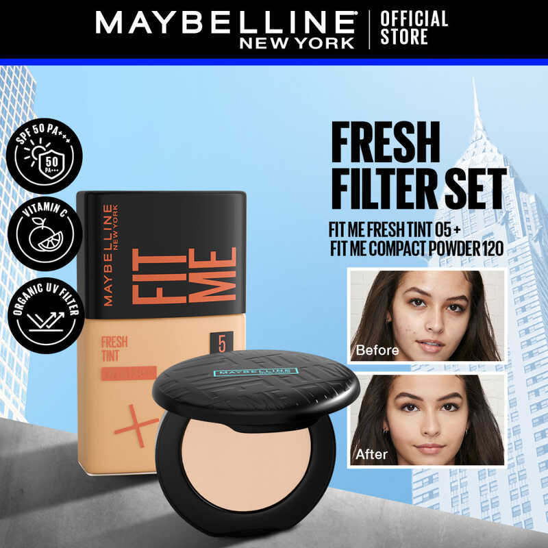 Maybelline Fresh Filter Set Make Up - Fit Me Tint With Vitamin C ...