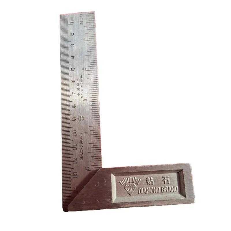 DIAMOND SQUALA High Quality L Shaped Steel Ruler (6"/12") / Iskwala ...