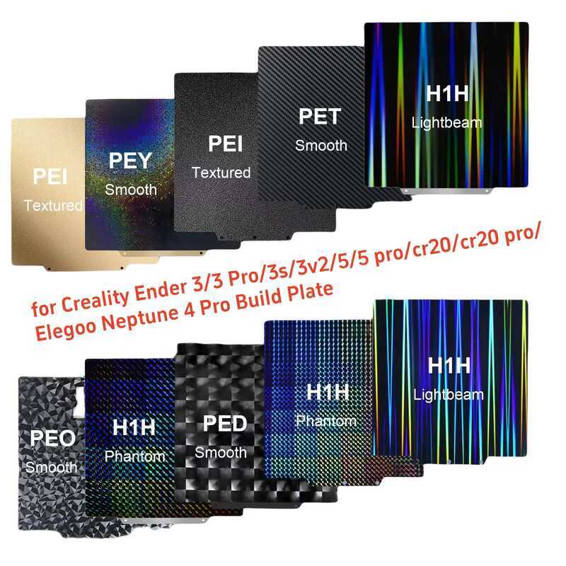 Pei Texture Sheet 235X235mm For 3 V3 SE Ender 5 Pet Peo H1h Two-Sided ...