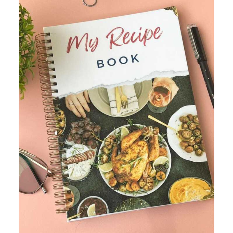 Hardbound My Recipe Book Menu Journal Notebook Food 1A9 | Shopee ...