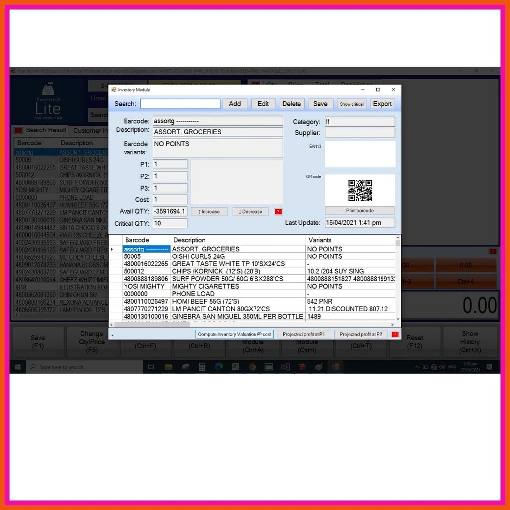 [POS] Point of Sales + Inventory System (Lifetime Access and User ...