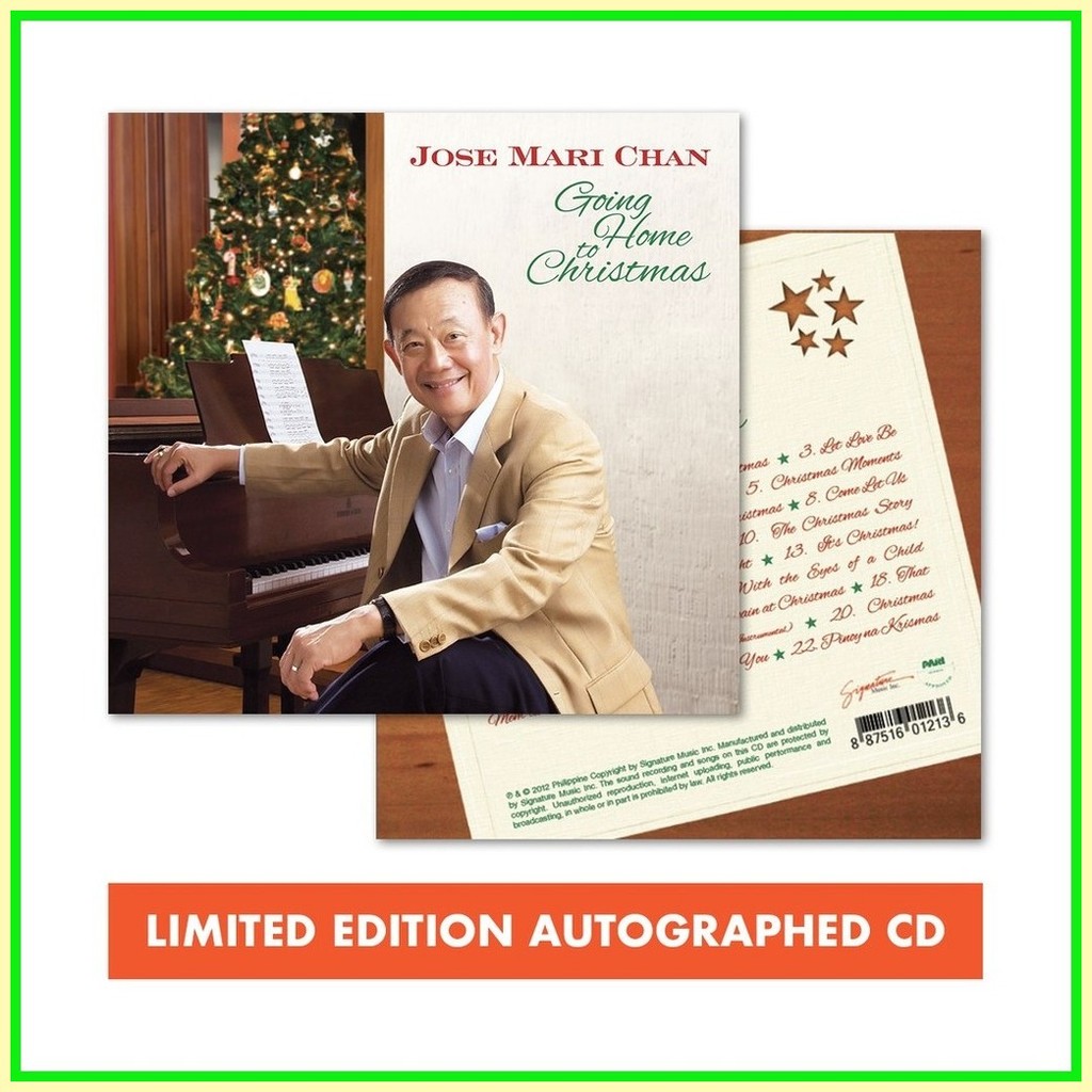 Jose Mari Chan SIGNED CD - Going Home to Christmas CD | Shopee Philippines