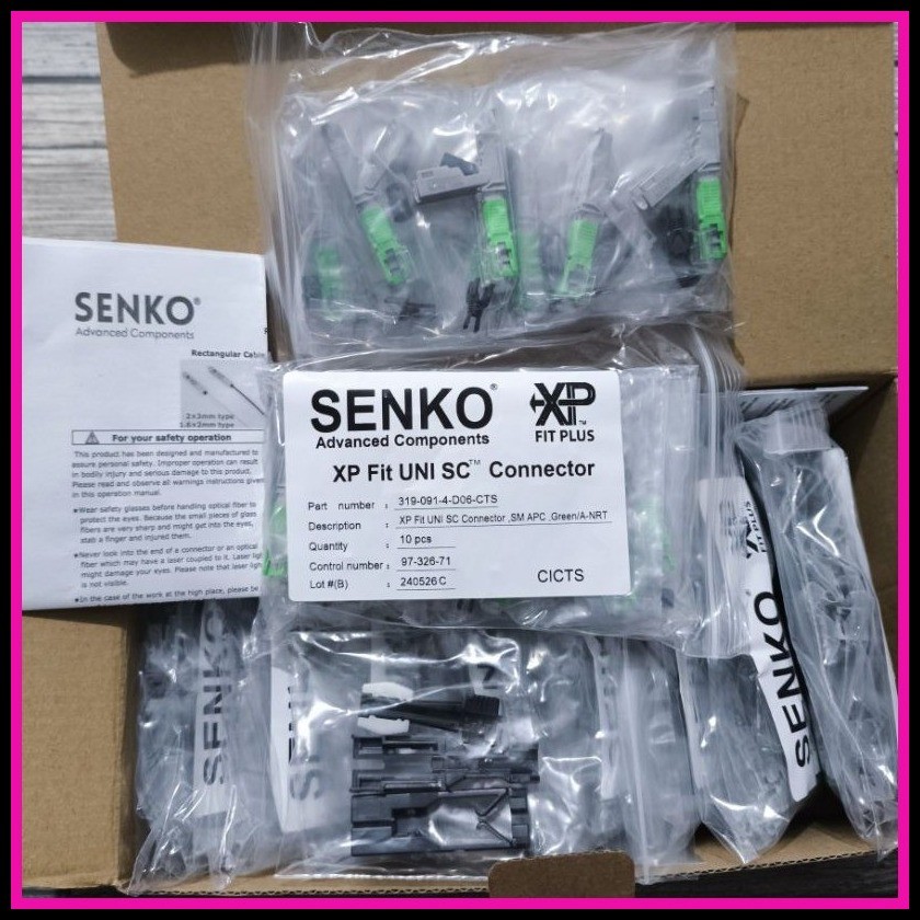 SENKO SC CONNECTOR Version 2 (Brand new) 10PCS PER BUNDLE | Shopee ...