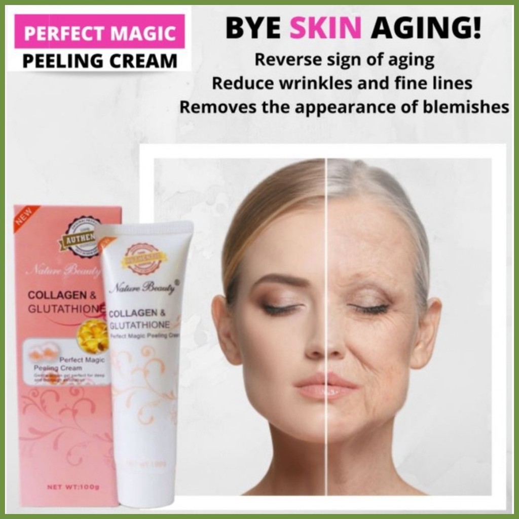 ☑ Collagen and Glutathione Perfect Magic Peeling Cream | Shopee Philippines