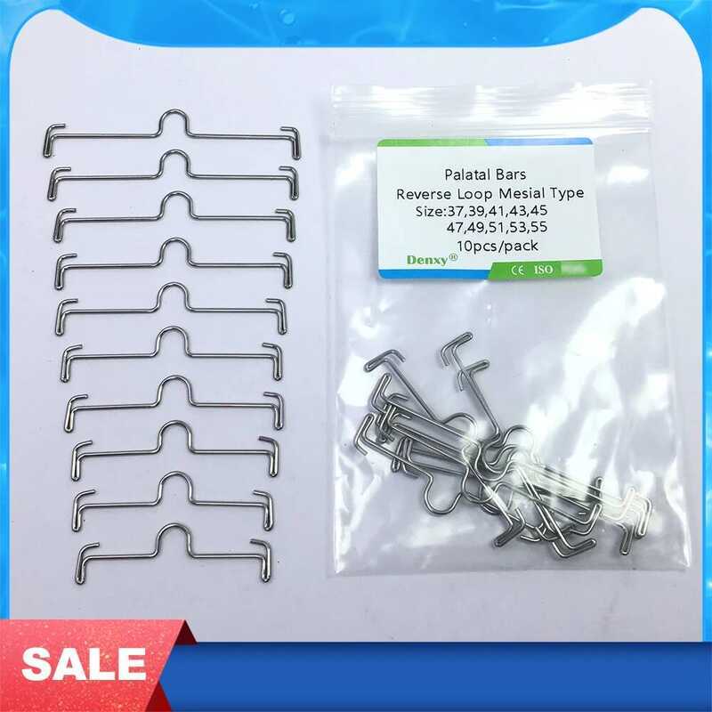 ENXY 30 Pcs Orthodontic Palatal Arch Bar On The Molar Band With Gual ...