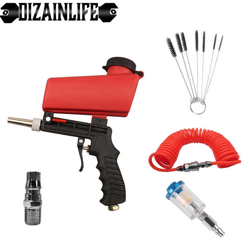 Pneumatic Sandblasting Gun 90Psi Sand Blaster Paint Spray Machine ...