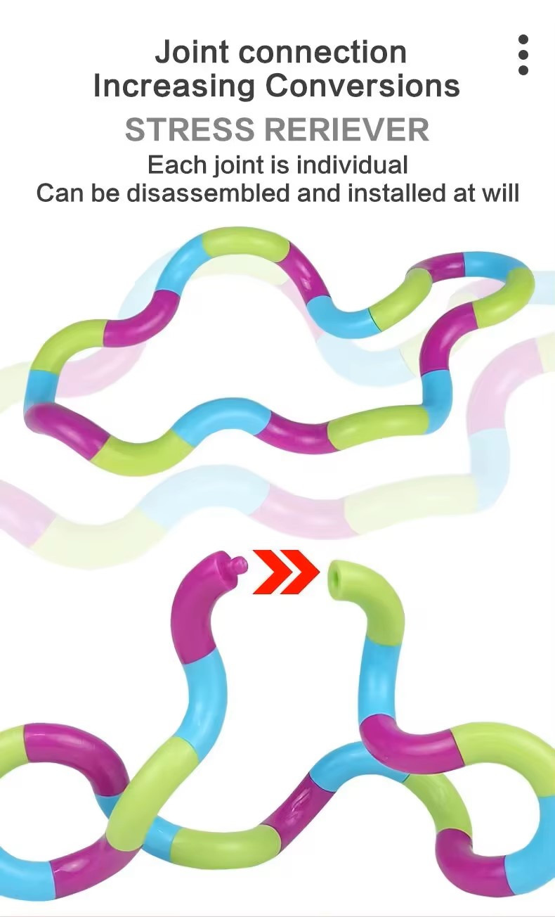 New Colors Hot Selling Twisted Tangle Coil Anti Stress Multi Color ...