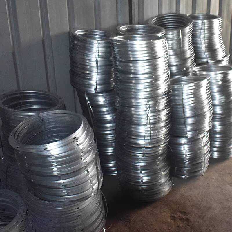 Angle Iron Flange Galvanized Pipe Precision Sheet Metal Ventilation ...