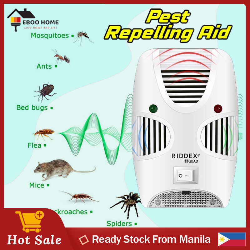 ORIGINAL RIDDEX QUAD REPELLERS SONIC ULTRASONIC ATOMIC ELECTRONIC PEST ...