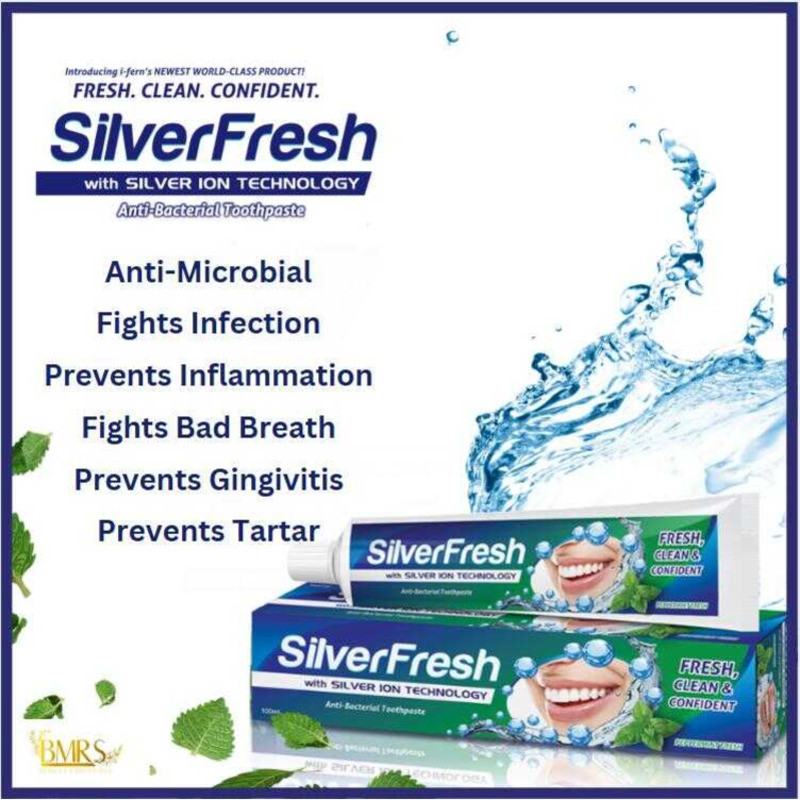 Silver Fresh Teeth Whitening Toothpaste For Oral Care - For Whiter E9a ...