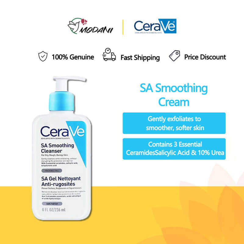 Cerave SA Salicylic Acid Sensitive Skin Exfoliation Moisturizing Facial ...