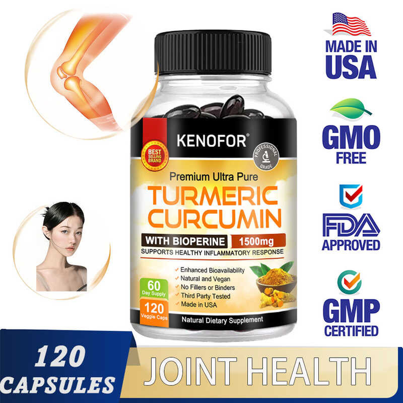 Turmeric And Black Pepper Supplement To Support Joint Health ...