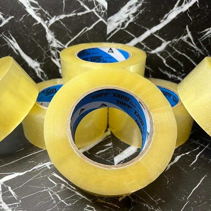 6Pcs Packing Tape 200M X 2Inch Clear Cbb-246 | Shopee Philippines