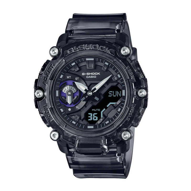 G-Shock Ga-2200Skl-8Adr Gray Semi Transparent Resin Strap 200 Meter ...