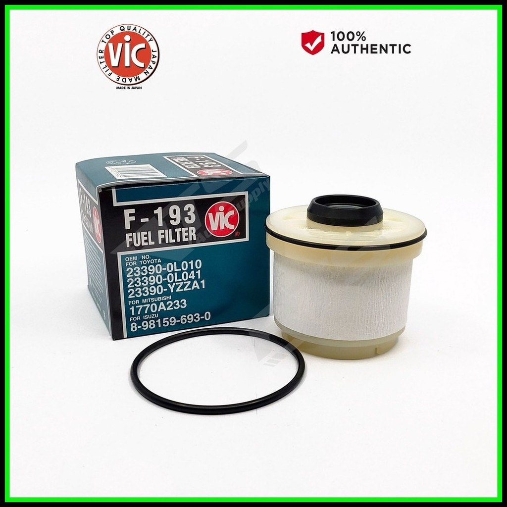 VIC Fuel Filter F193 for Toyota Innova Fortuner Hilux Hiace 2005-2015 ...
