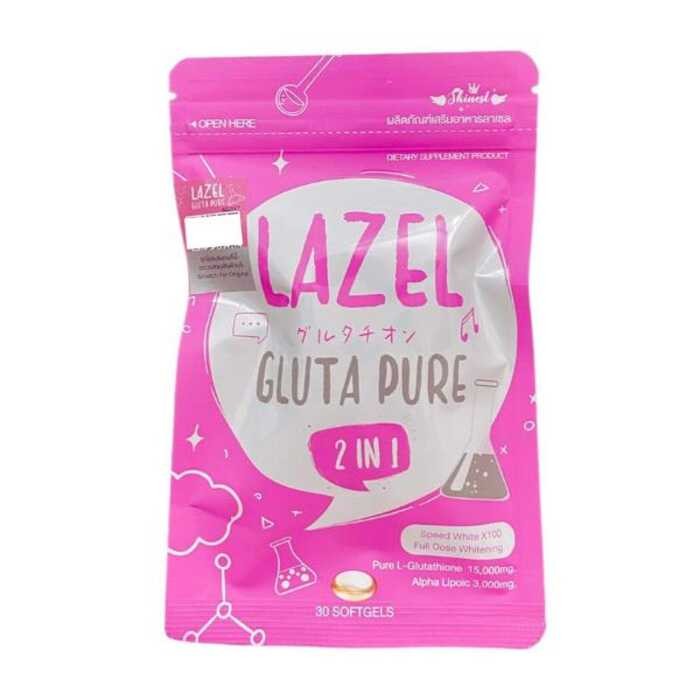 Lazel Gluta Pure 2In1 Softgel Antioxidant Supplement With Alpha-Lipoic ...