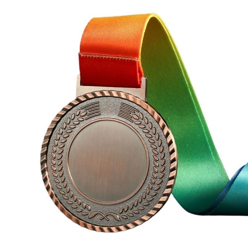 Free Ribbon, in Stock 2.75-inch Gold, Silver, and Bronze Mountain ...