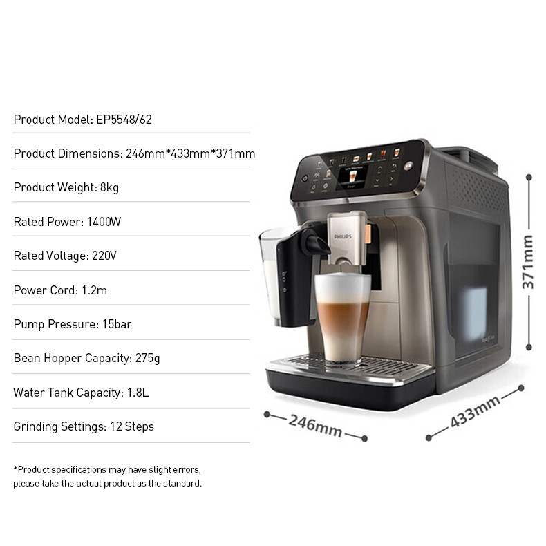 Philips 5500 Series Ultra Fully Automatic Coffee Machine 1.8L | Shopee ...