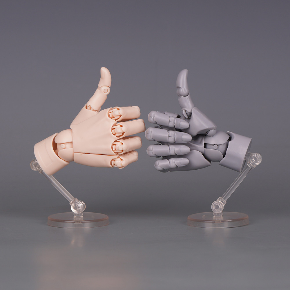 Gashapon Movable Joint Finger Hand Model - 1/2 Miniature Art Tool for ...