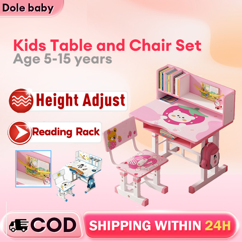 COD Kids Study Desk and Chair Boys girls Study table Writing Desk For ...