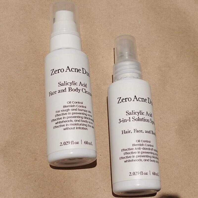 ACNE Line| Bioskin Zero-Acne Duo For Back Acne, Pimples, Dandruff ...
