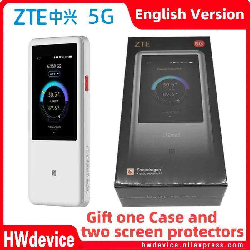 Version English New ZTE U60 Pro Mu5250 Pocket Wifi Router 5G-A Qualcomm ...