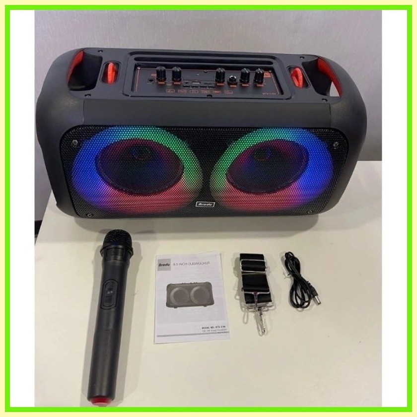 Brodu BTS-1709 DYNAMIC Subwoofer Bluetooth Karaoke Speaker | Shopee ...