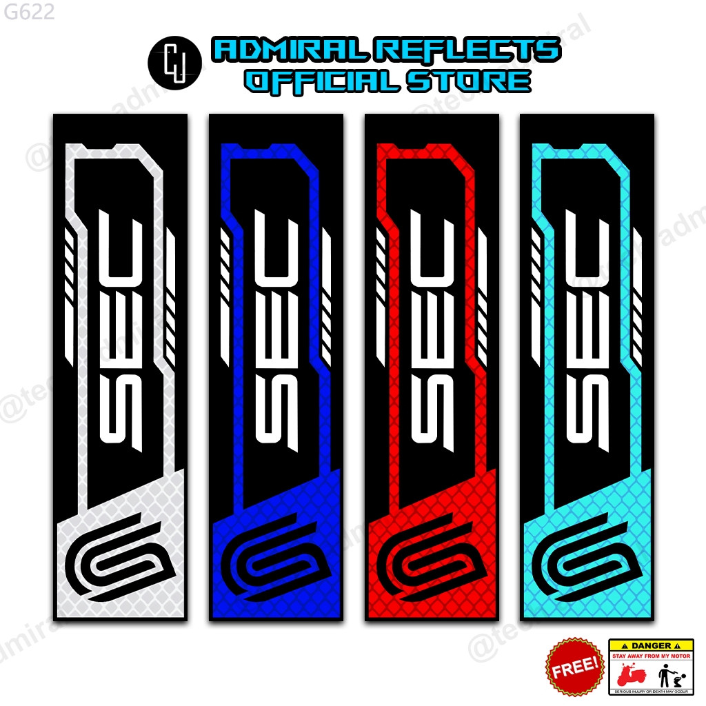 Alloy Top Box Sticker Waterproof SEC Future (REFLECTORIZED) | Shopee ...