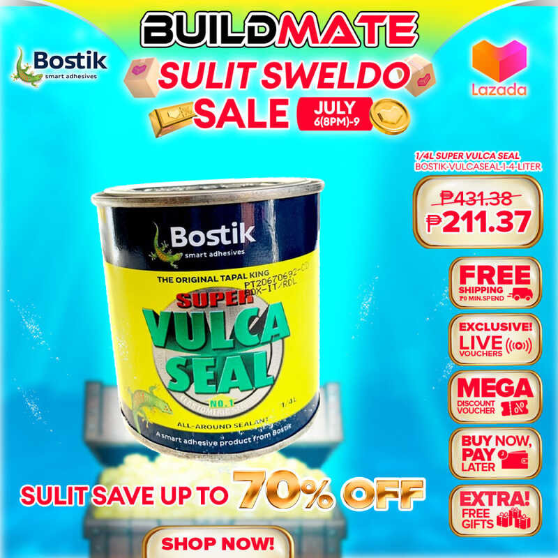 BOSTIK Super Vulcaseal Vulca Seal Adhesive Elastomeric Sealant ORIGINAL ...