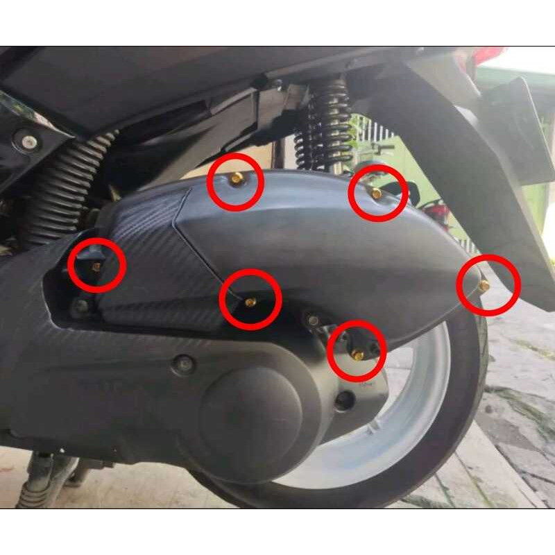HENG Air Filter Box Bolt For YAMAHA Nmax V2, V2.1 Aerox V1, V2 Mio Gear ...
