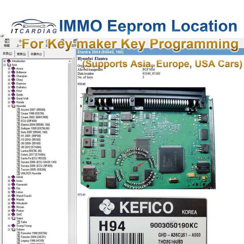 IMMO Off EEPROM Loion Software For Maker Key Programming Show Original ...