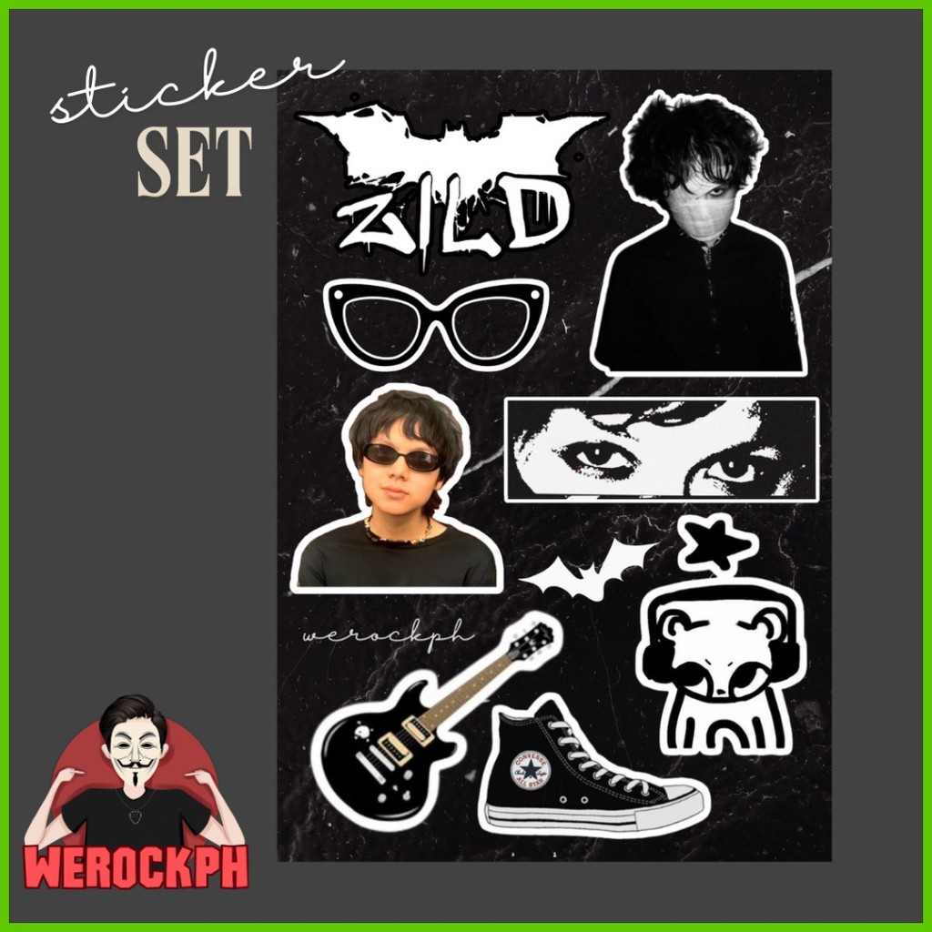 ⇨ Zild Sticker Set Matte Laminated and Waterproof - werockph | Shopee ...