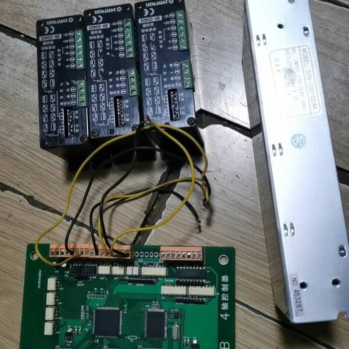 CODCOD USB 4-axis controller, 3 drivers for X Y C three axes, power ...