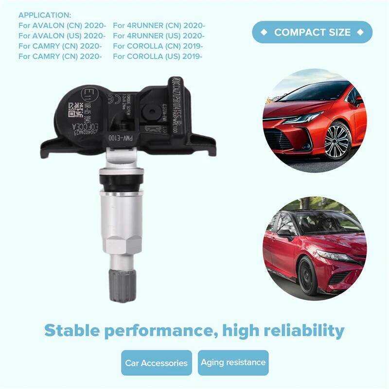 42607-53040 A34g-Pmv-E100 Tire Pressure Monitoring Sensor 433Mhz For ...