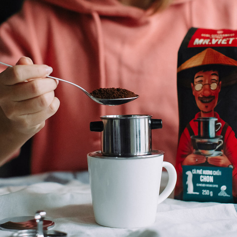 Imported Mr. Vietnam Coffee MR.VIET Drip Coffee Hand Brewed Arabica ...