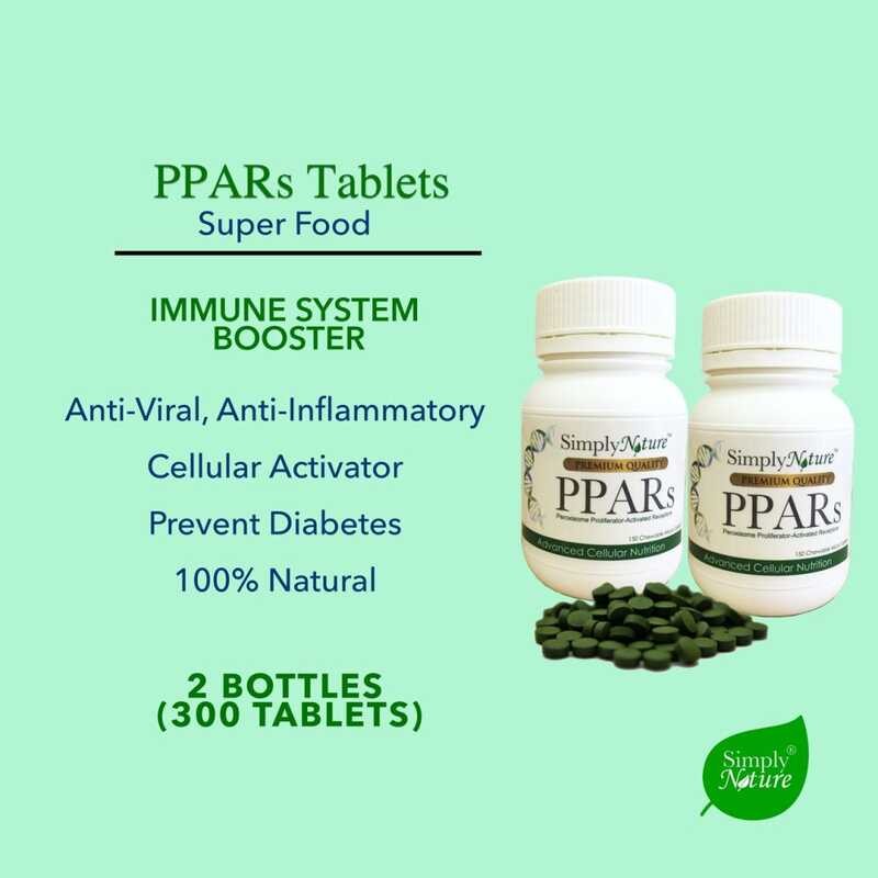 Ppars Tablets 150 Set Of 2, Super Food, Natural Source Agonist, Anti ...