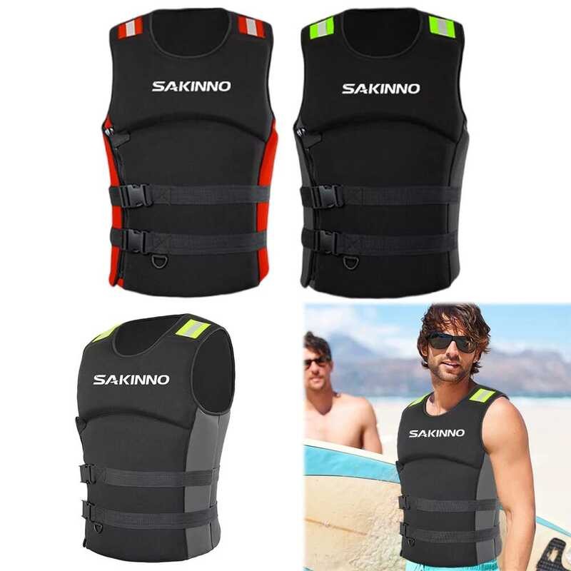 Adults 3 A Life Jacket Survival Swimsuit With Reflective Strips Safety ...