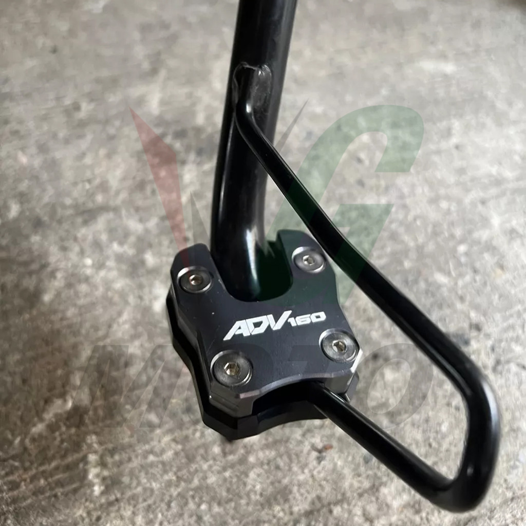 For HONDA ADV 160 150 Accessories Side Stand Shoes CNC Motorcycle Flat ...