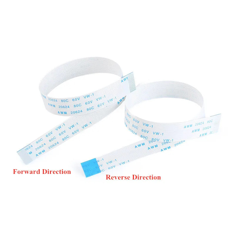 5Pcs FPC/FFC Ribbon Flexible Flat Cable Wire Pitch 0.5mm 30cm 300mm ...