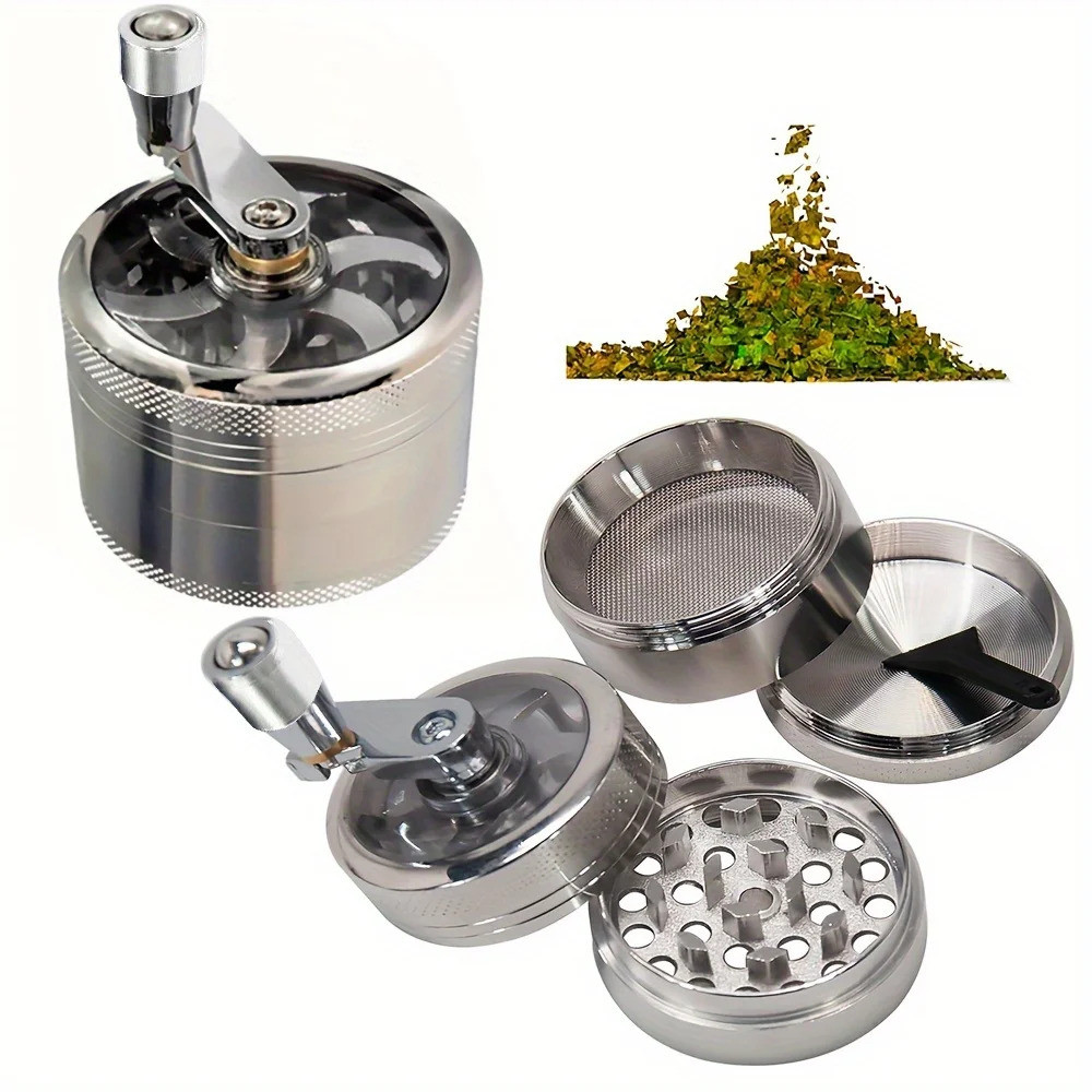 Premium Stainless Steel Hand Crank Nut and Spice Grinder for Nutmeg ...