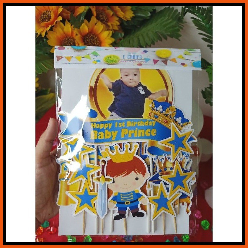 ROYAL PRINCE THEME Cake Topper | Shopee Philippines