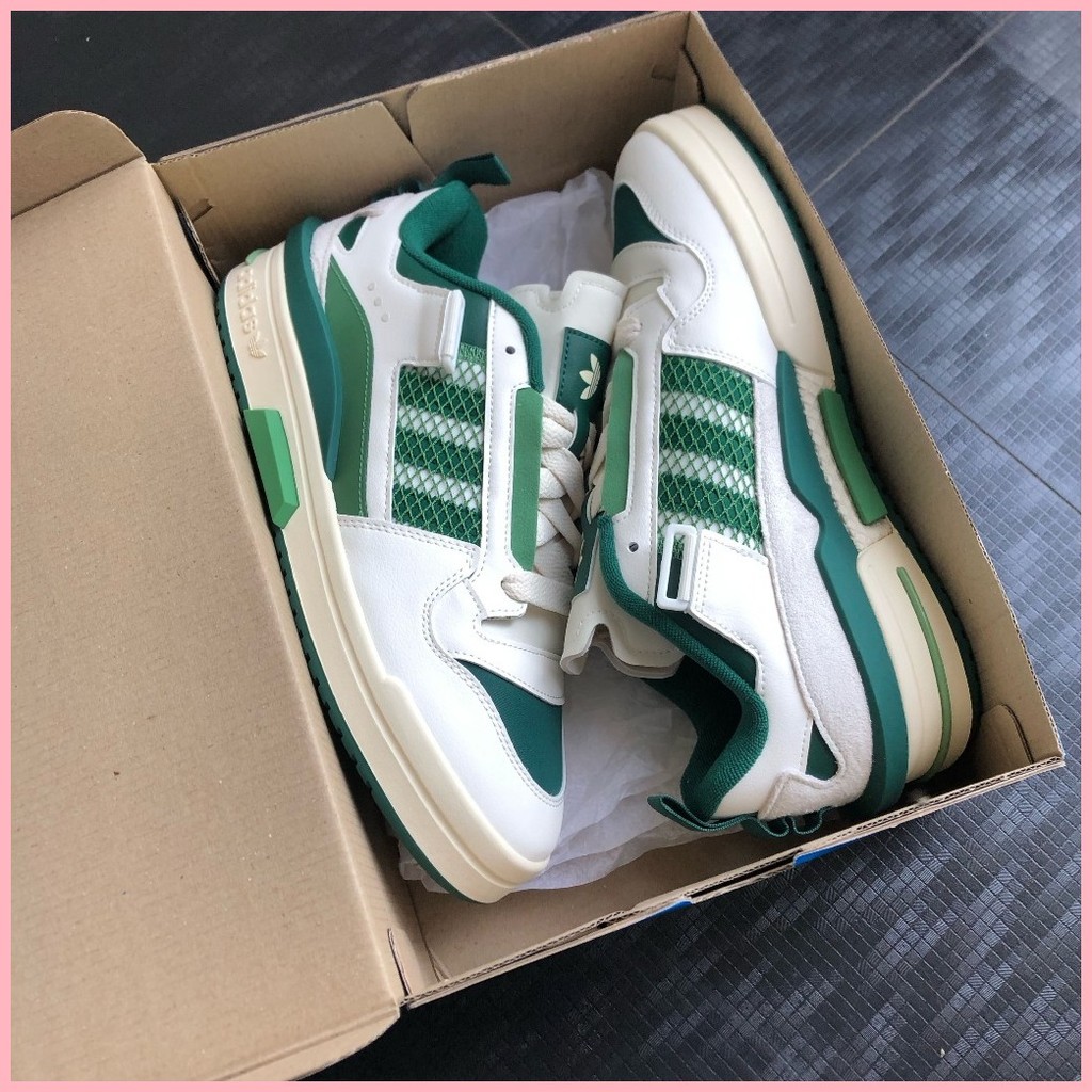 ORIGINAL FORUM MOD LOW "COLLEGIATE GREEN MEN SNEAKERS | IG3765 | Shopee ...
